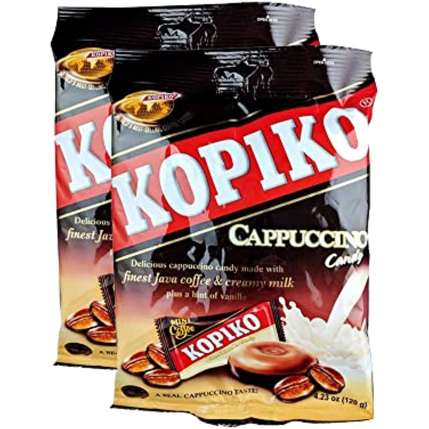 2 Packs Kopiko Cappuccino Candy 4.23 Oz - Walmart.com