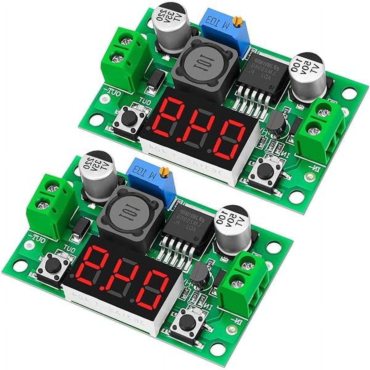 2 Packs LM2596S Buck converters.They Have LED-Display voltmeters,are DC ...