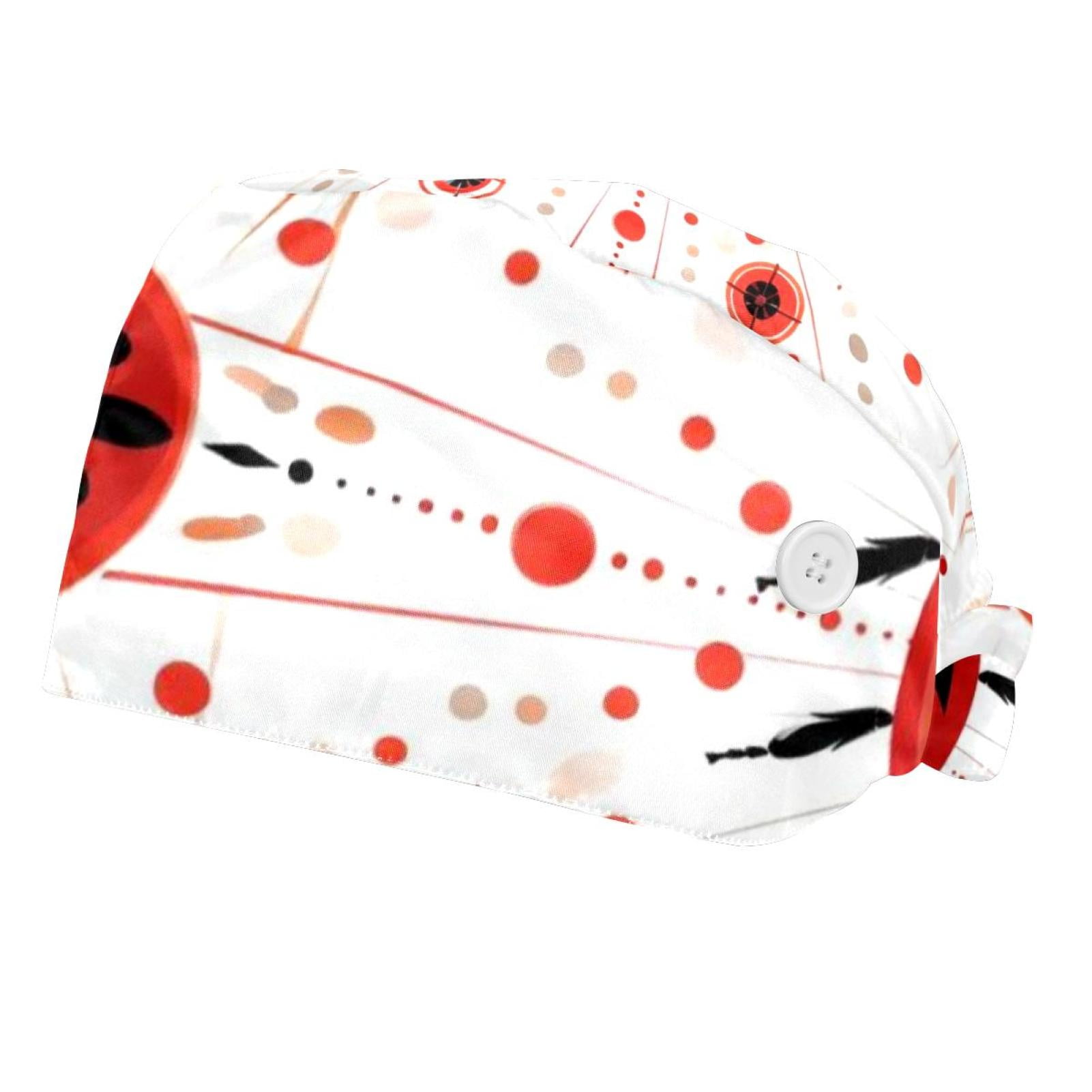 2 Packs Ladybird Working Cap with Buttons - Walmart.com