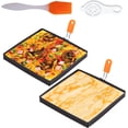 2 Packs Large 8 Inch Square Omelette Ring for Griddle, Non-Stick ...