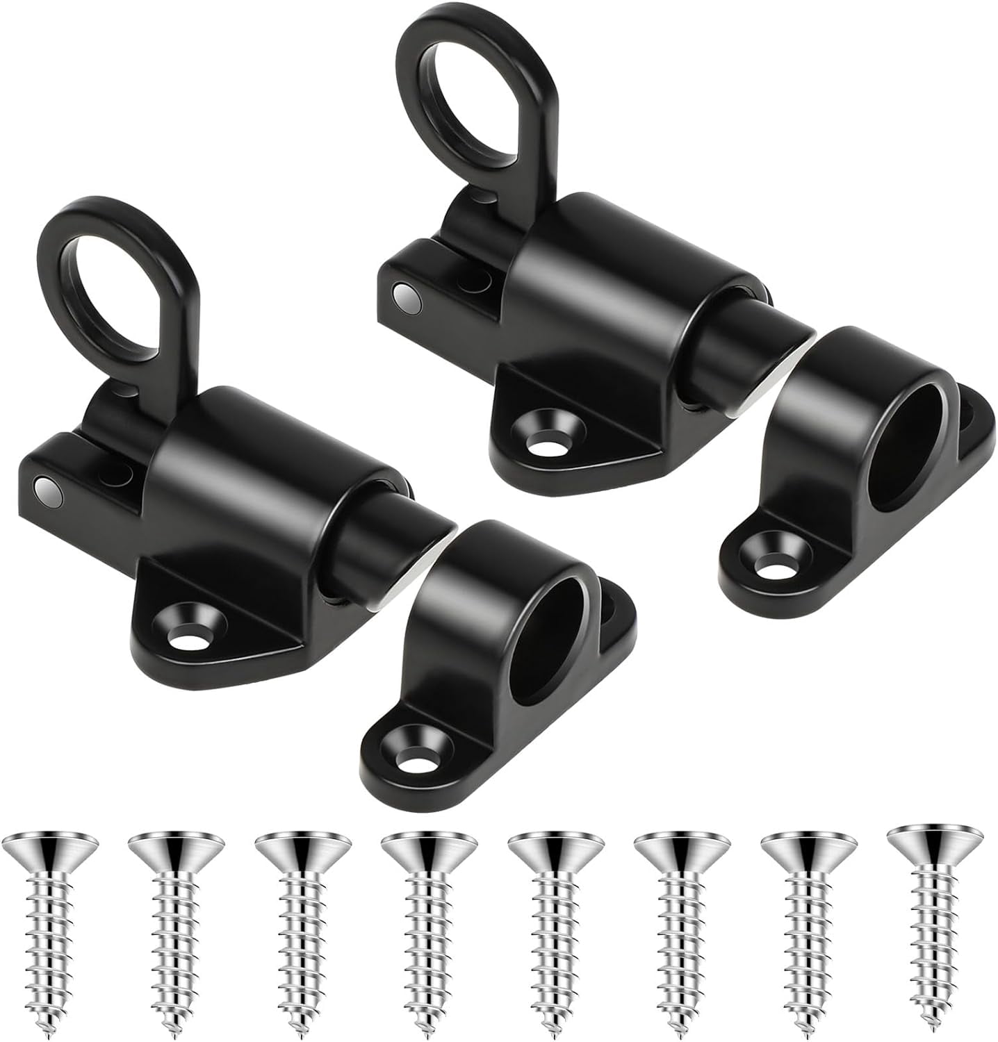2 Packs Latch Lock - Heavy Duty Door Lock Bolt Gate Latch, Resilient ...