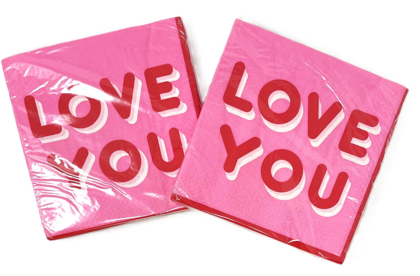 2 Packs - Love You Valentines Day Wedding Party Large Disposable ...