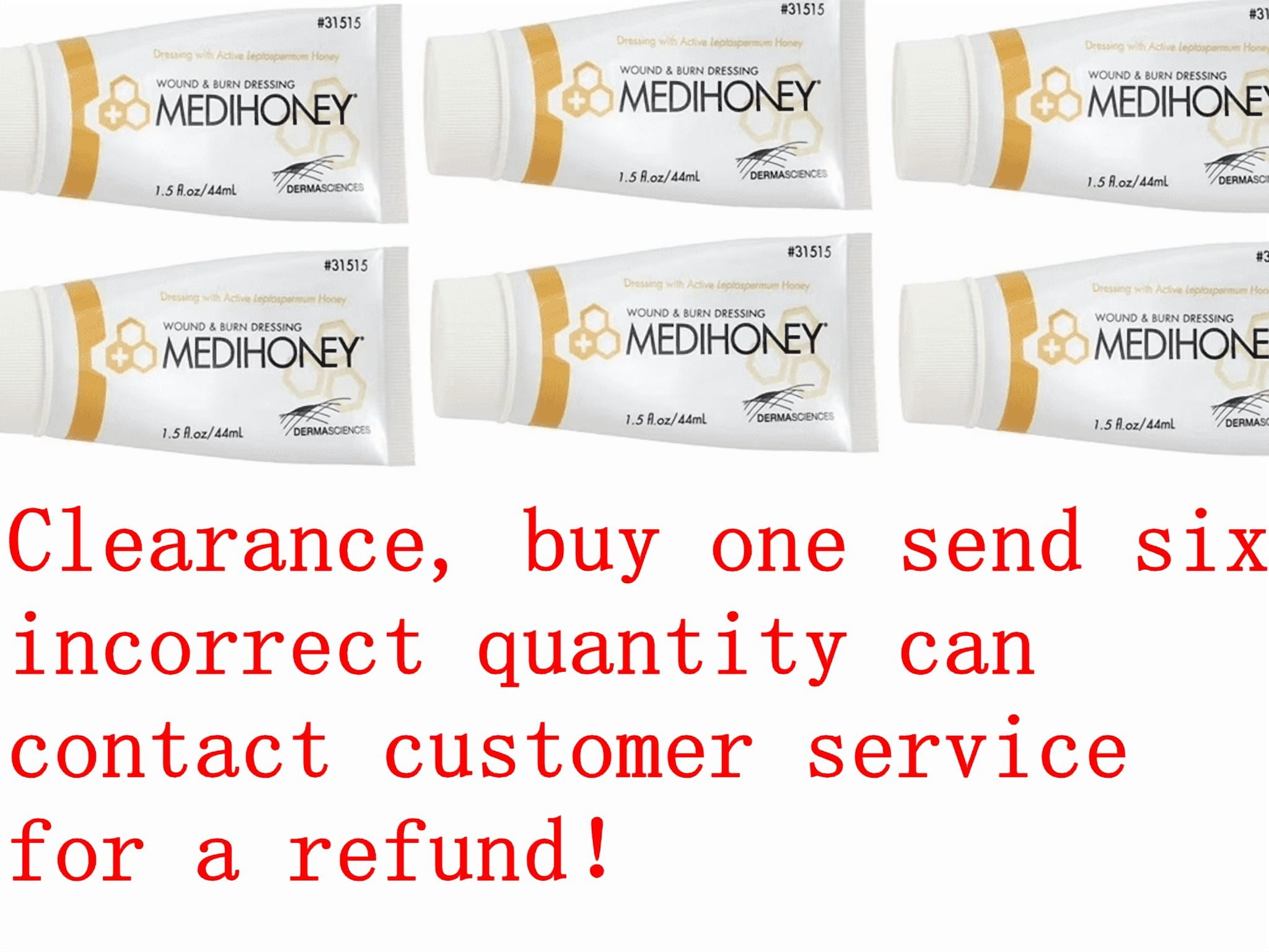 2 Packs Medi Honey Wound and Burn Dressing MEDIHONEY 1.5 oz. Gel ...