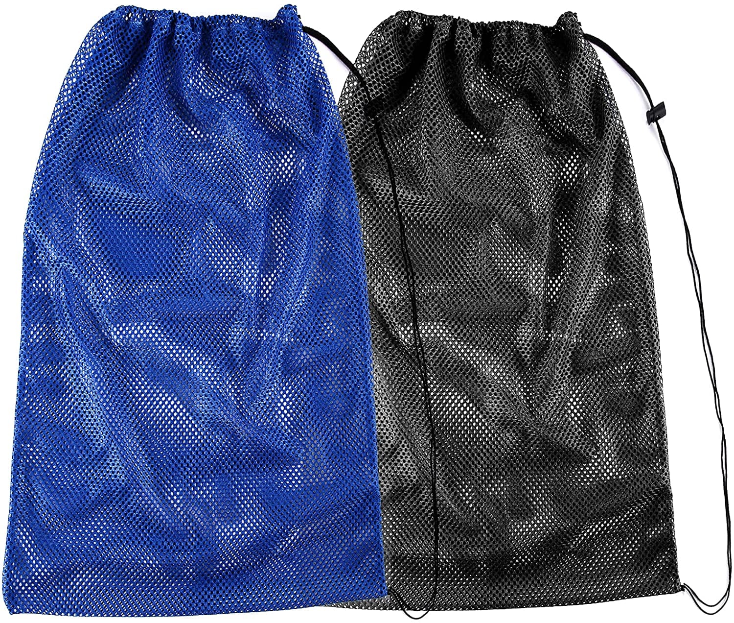 2 Packs Mesh Gear Bag for Snorkel Equipment, Oversized 18" x 27" Mesh ...