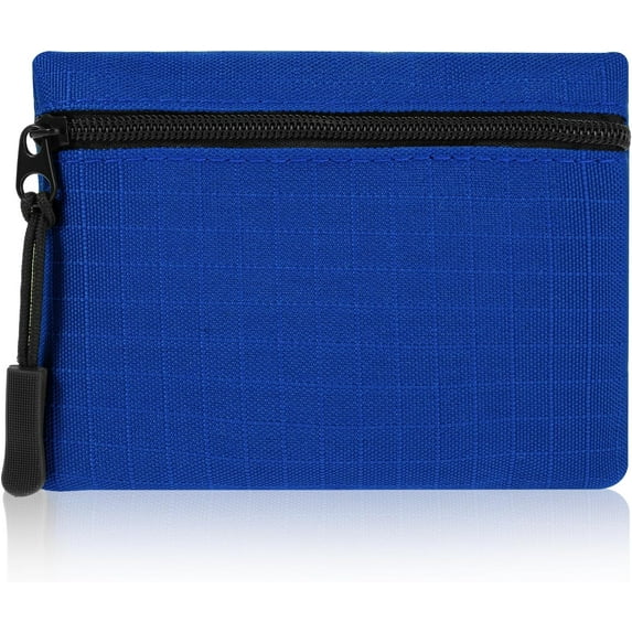 2 Packs Mini Canvas Coin Purse, Portable Change Pouch with Zipper Coin ...