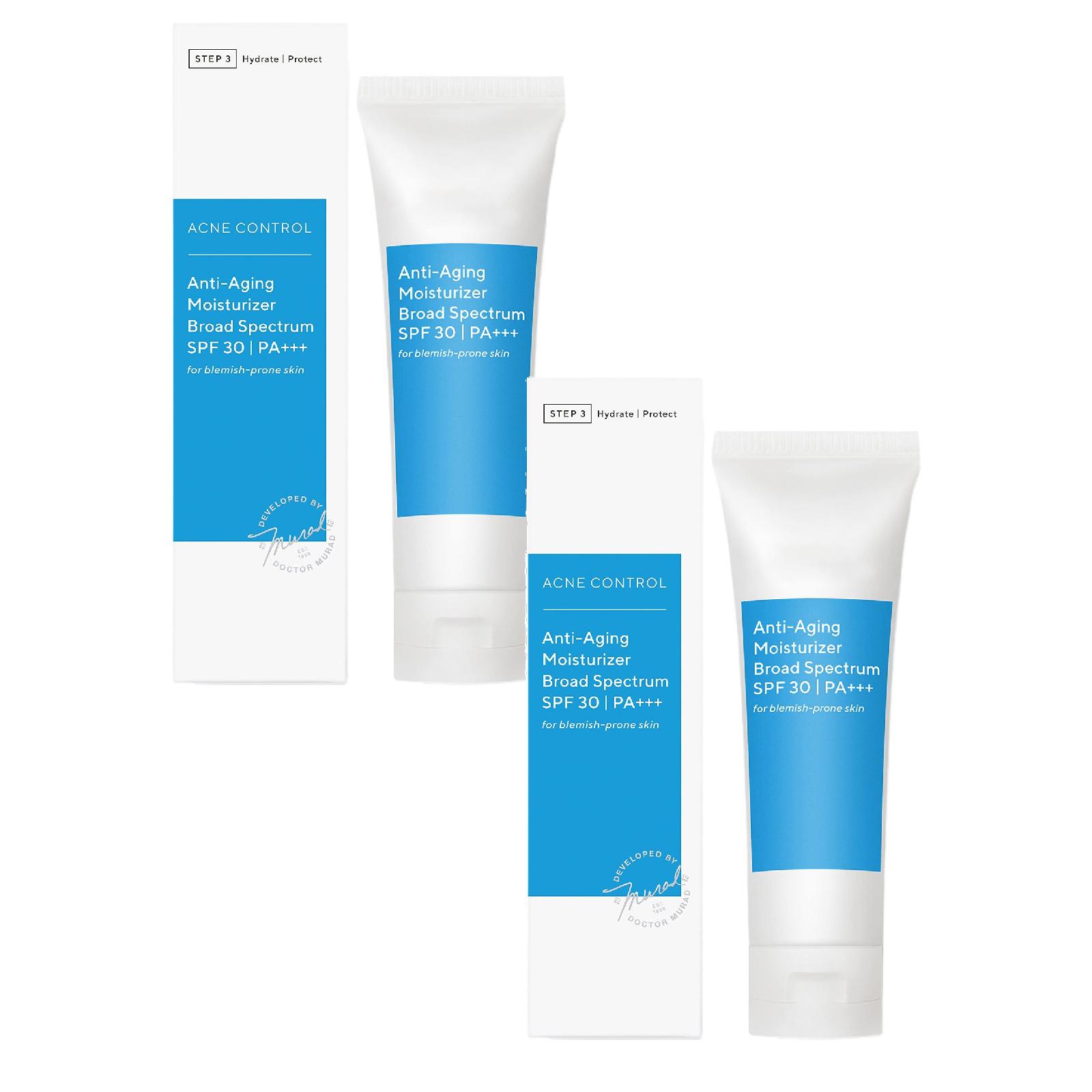 2 Packs Murad Anti-Aging Moisturizer Broad Spectrum SPF 30 (UPDATED ...