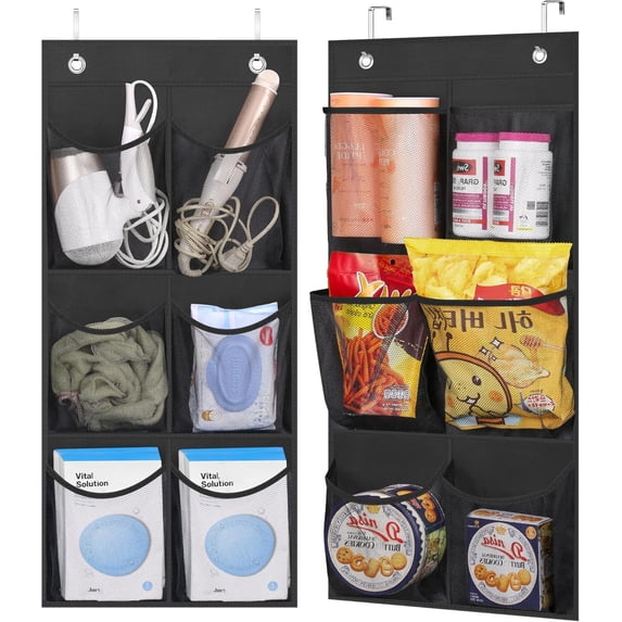 2 Packs Narrow Over the Door/Wall Shoe Organizer, Small Hanging Shoe ...