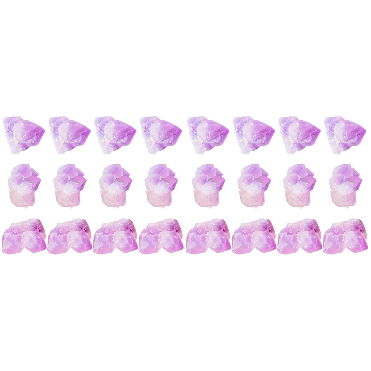 2 Packs Natural Crystal Stones Aquarium Decor Stone Decorative Crushed ...