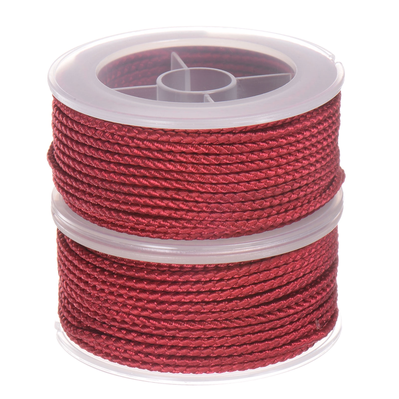 2 Packs Nylon Thread Twine Beading Cord 2mm Extra-Strong Braided Nylon ...
