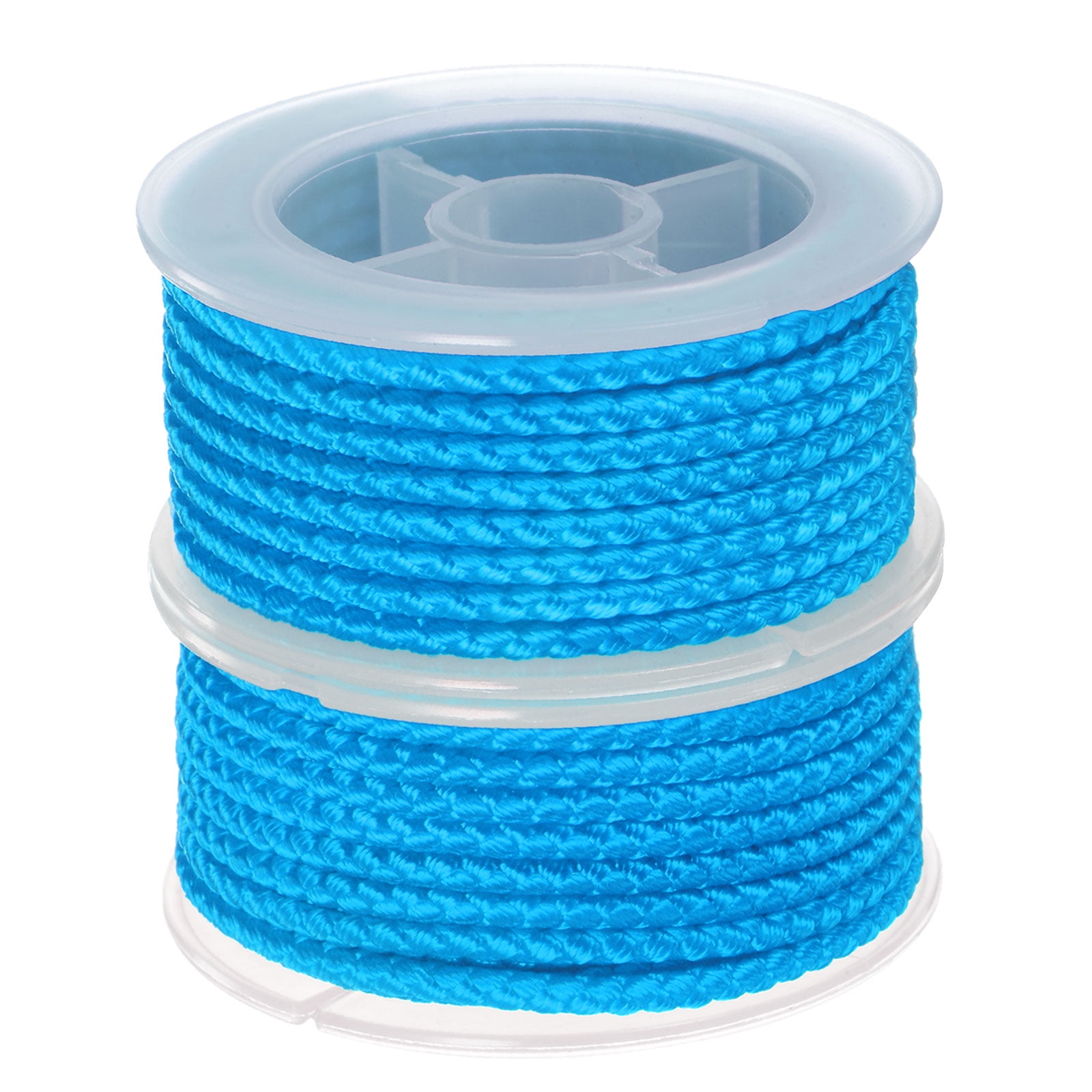 2 Packs Nylon Thread Twine Beading Cord 3mm Extra-Strong Braided Nylon ...