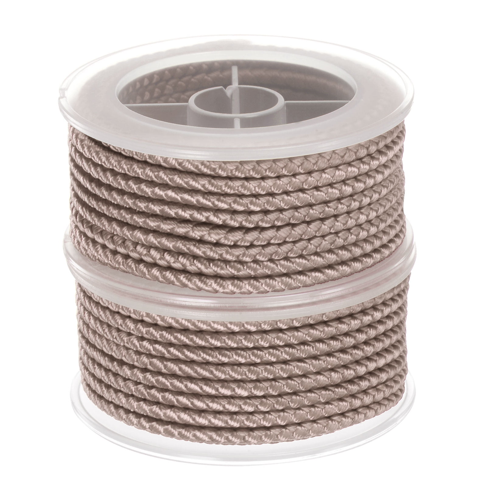 2 Packs Nylon Thread Twine Beading Cord 3mm Extra-Strong Braided Nylon ...