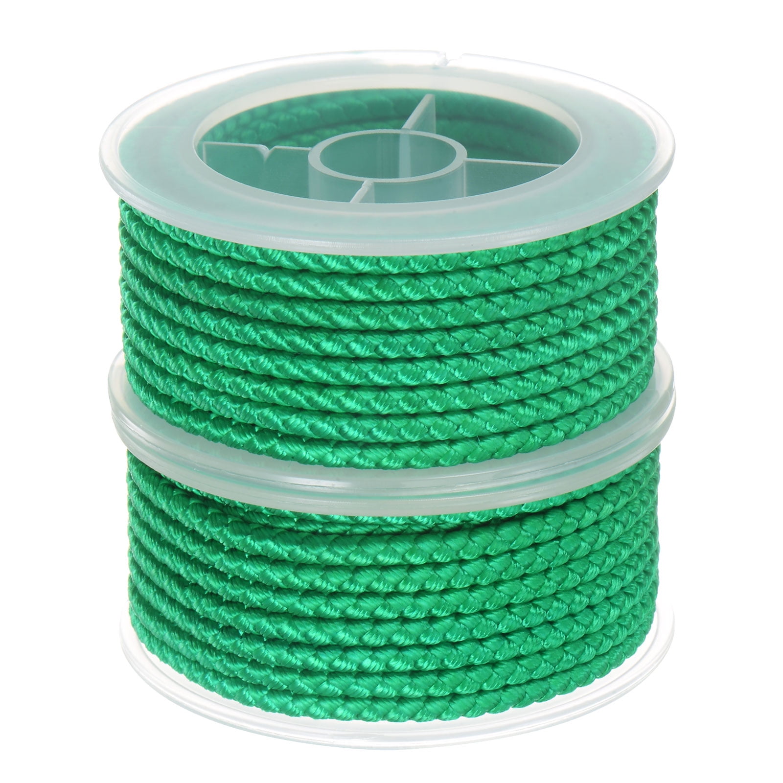 2 Packs Nylon Thread Twine Beading Cord 3mm Extra-Strong Braided Nylon ...