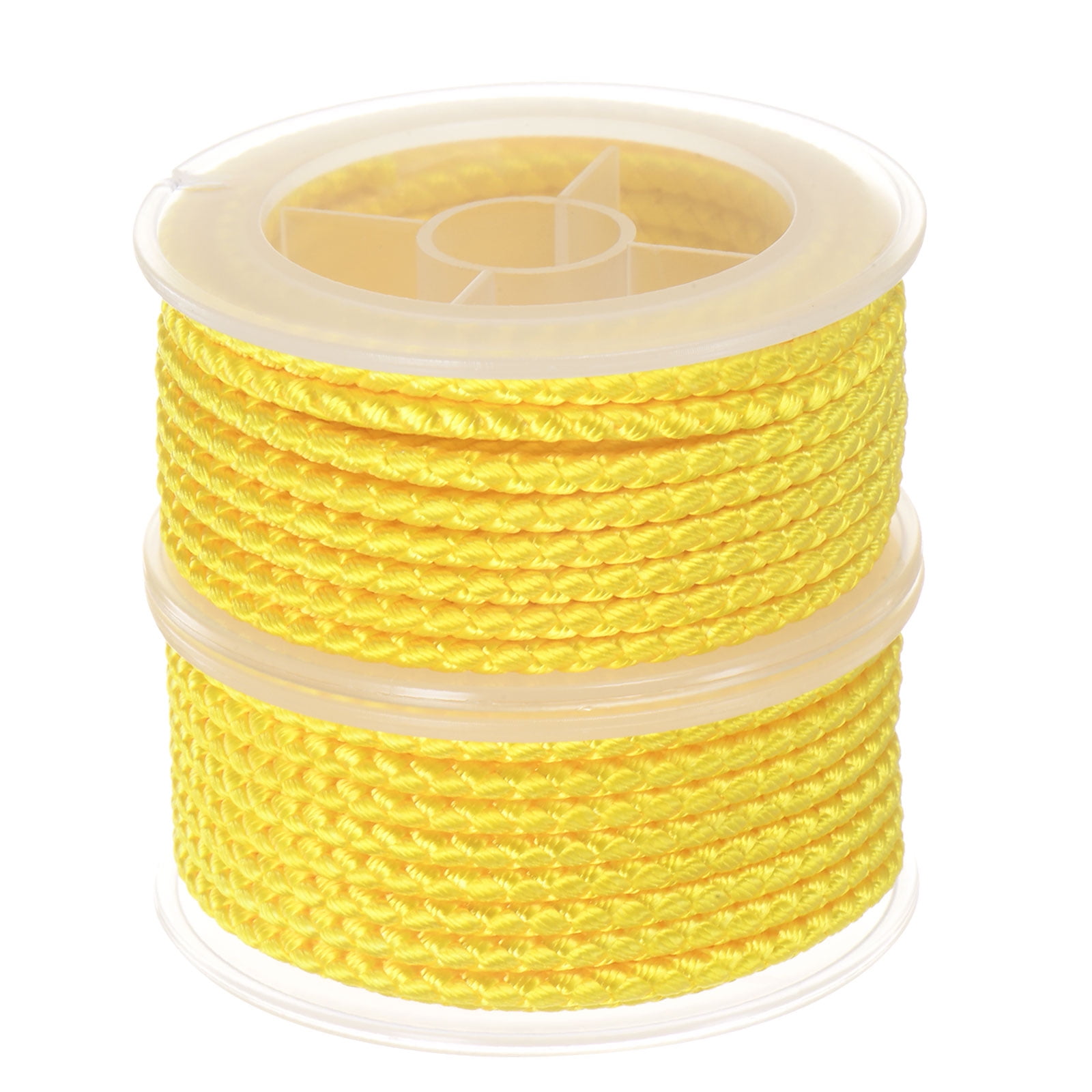 2 Packs Nylon Thread Twine Beading Cord 3mm Extra-Strong Braided Nylon ...