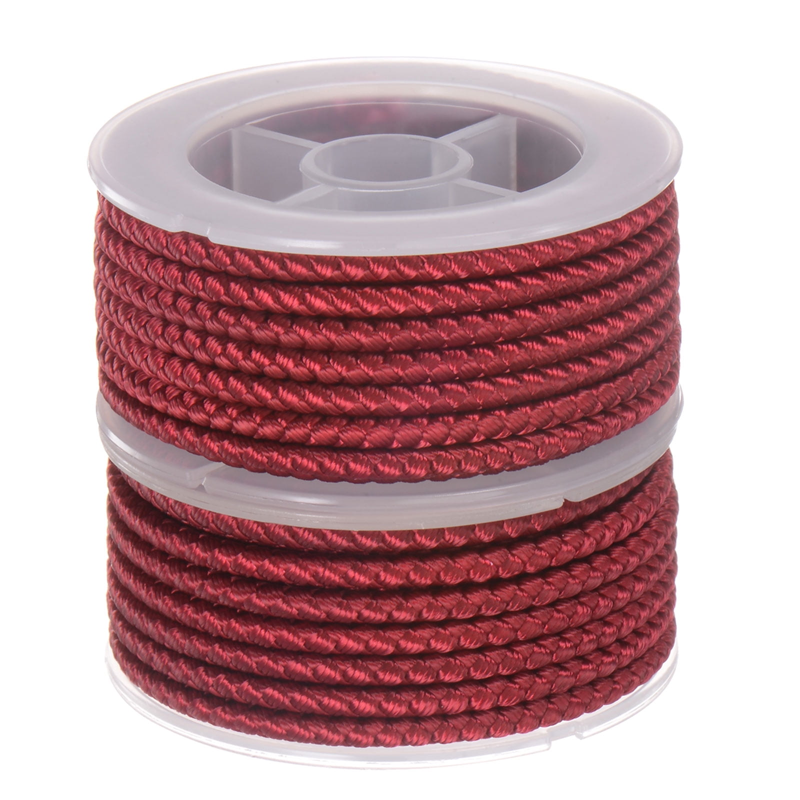 2 Packs Nylon Thread Twine Beading Cord 4mm Extra-Strong Braided Nylon ...