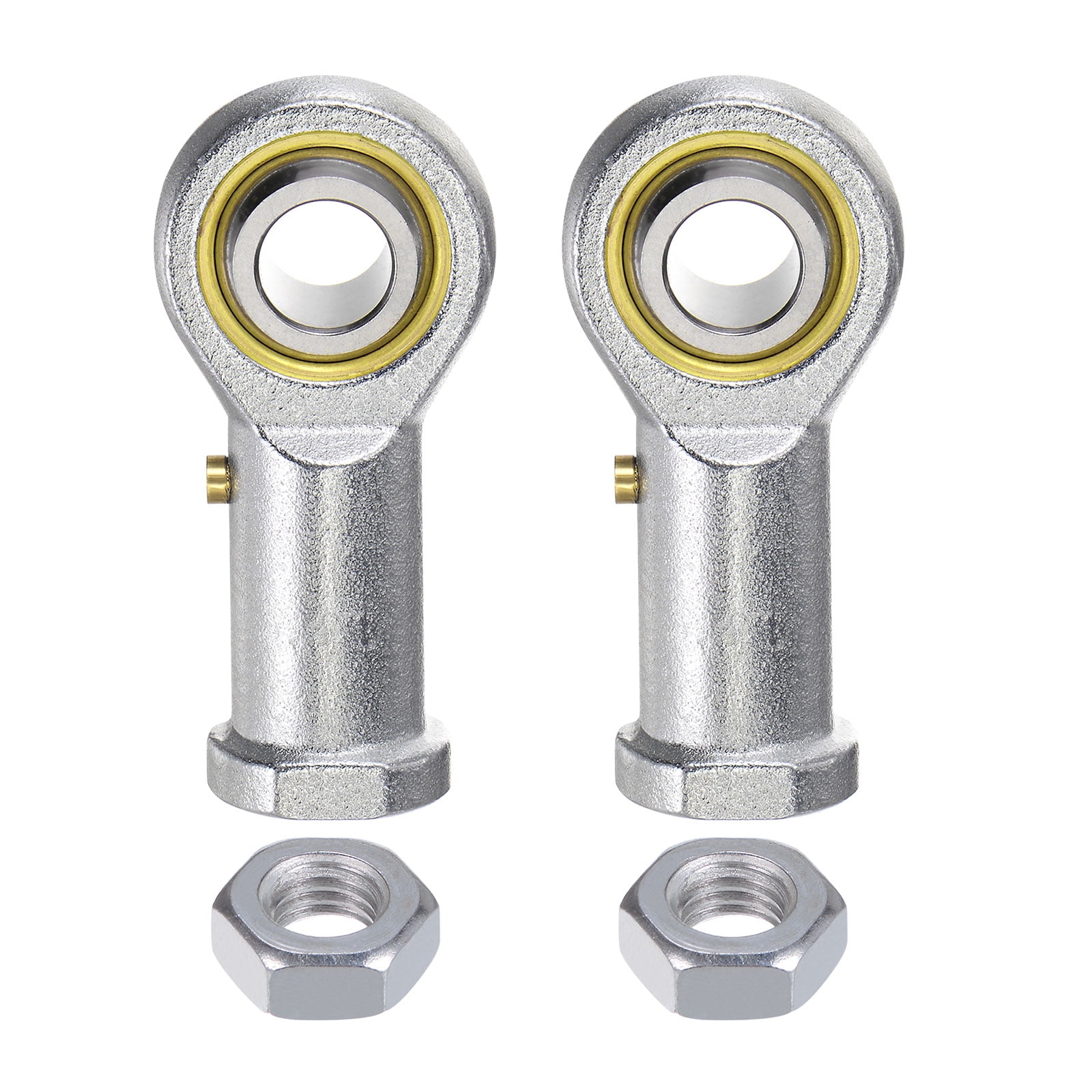 2 Packs PHSB8 Female Rod End Bearing 1/2" Bore and 1/2-20 Left Hand Thread, Self-Lubricating ...