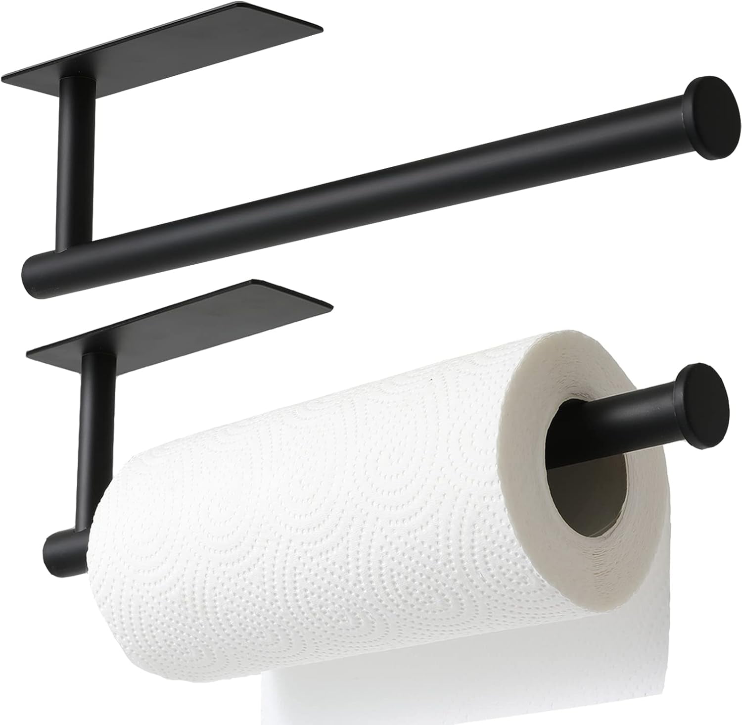 Matte Black Paper Towel Holder