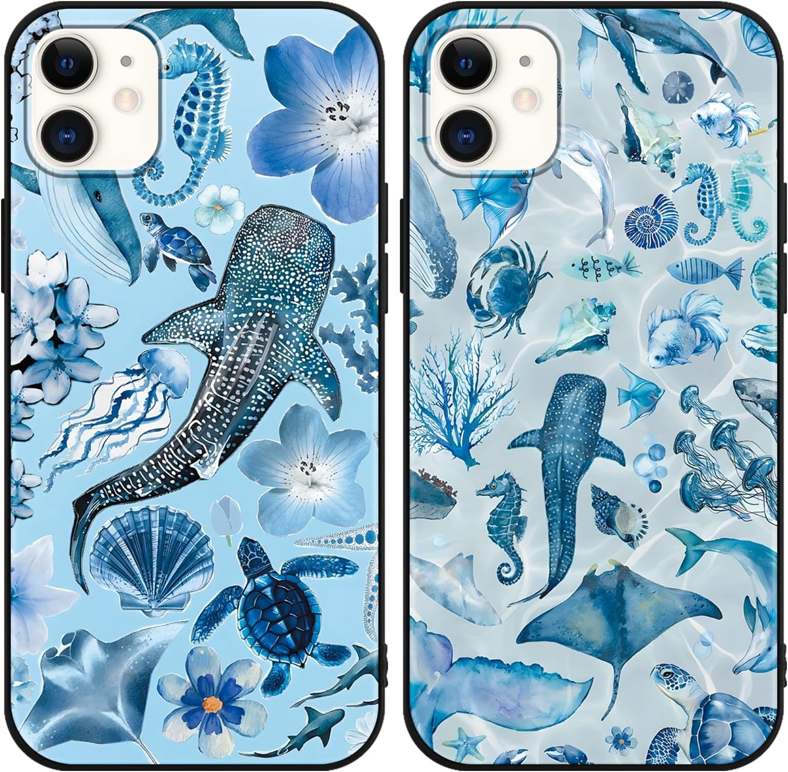 2 Packs Pattern Phone Case for iPhone 12/iPhone 12 Pro 6.1", Cute ...