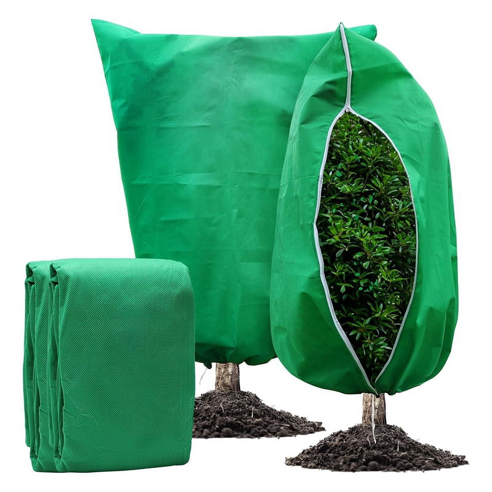 2 Packs Plant Covers Freeze Protection 31.7In x 47.7In Frost Blankets ...