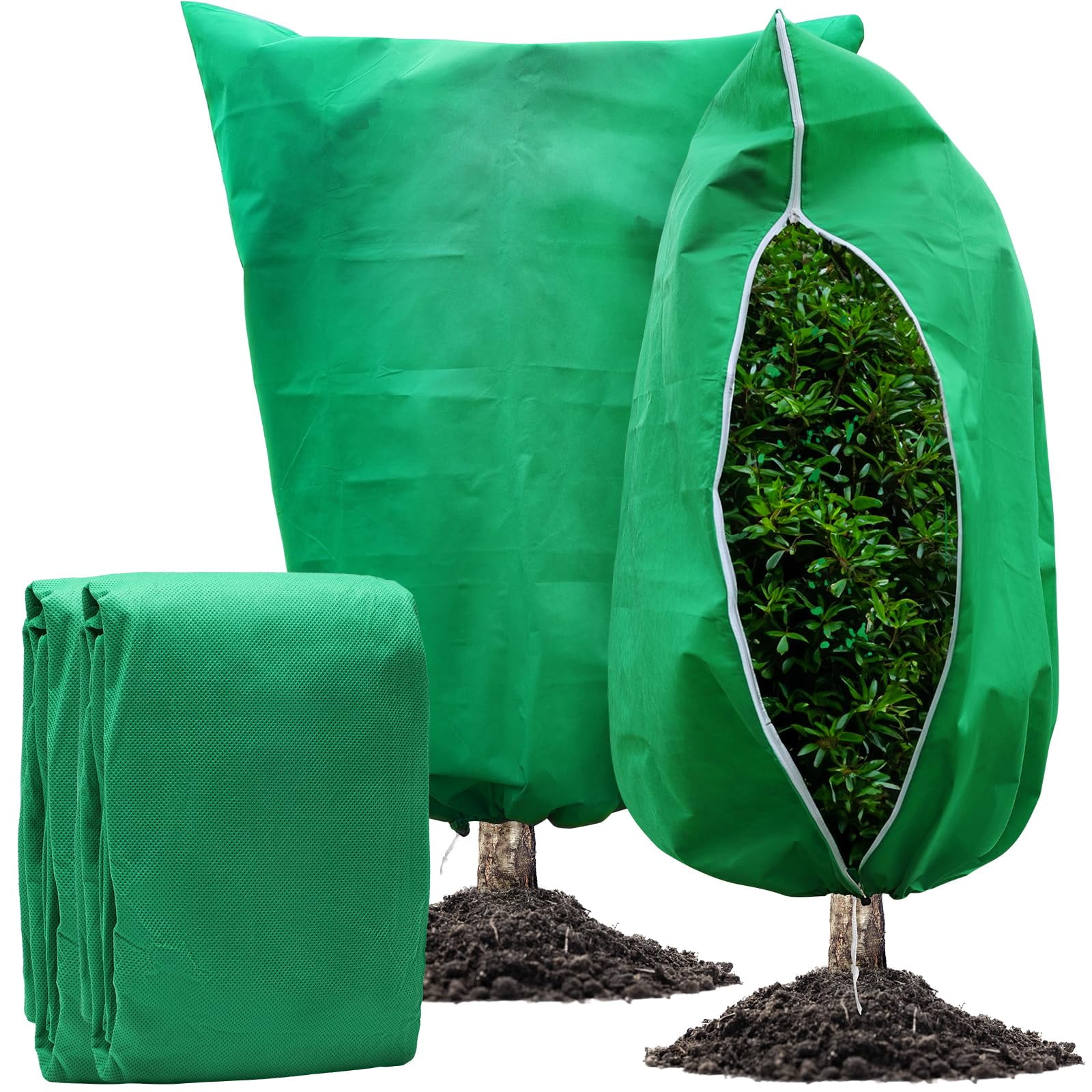 2 Packs Plant Covers Freeze Protection Large 31.7" X 47.7" Tree Covers ...