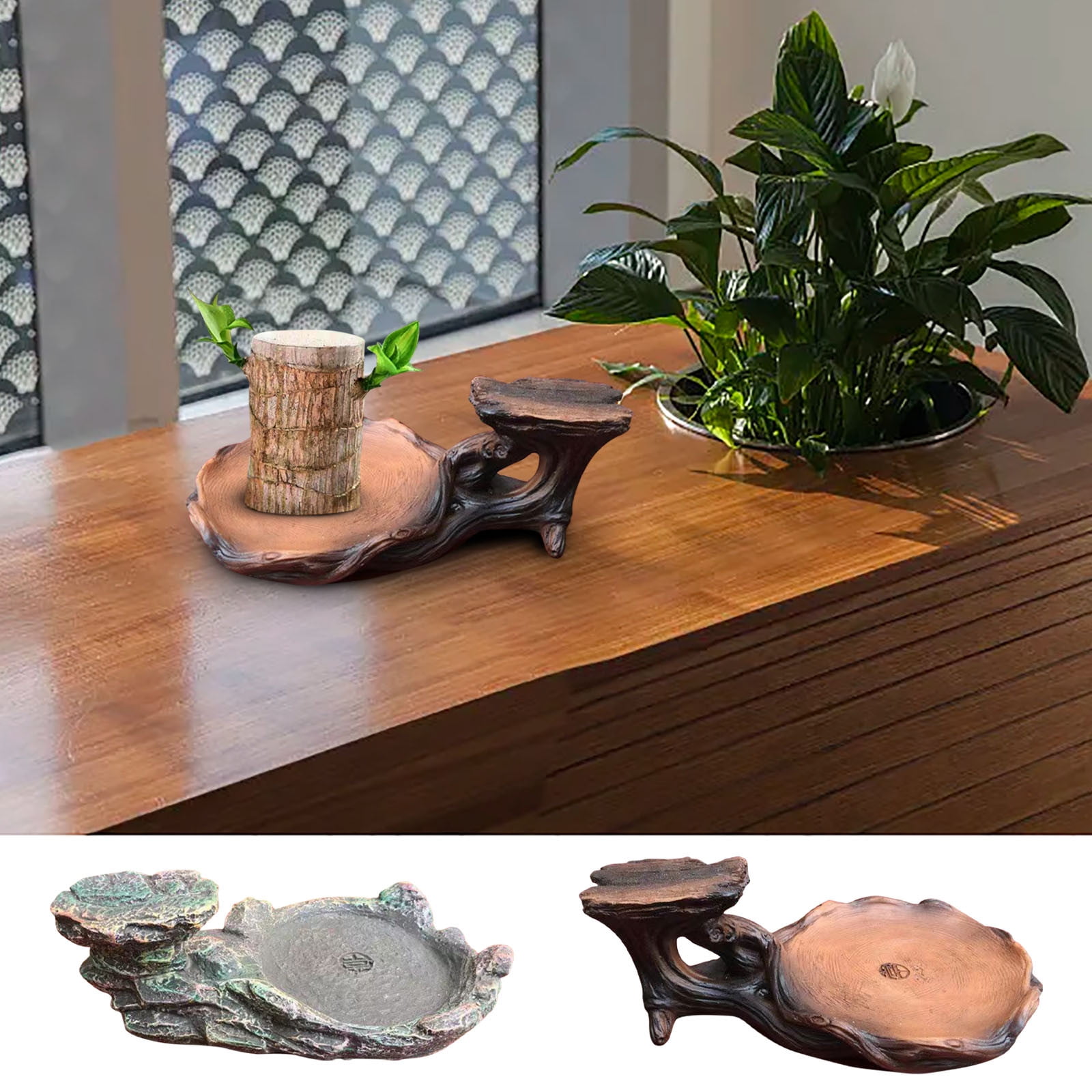 2 Packs Plastic Plant Saucer 4.7", Height 2.6 inch Plant Water Catcher ...