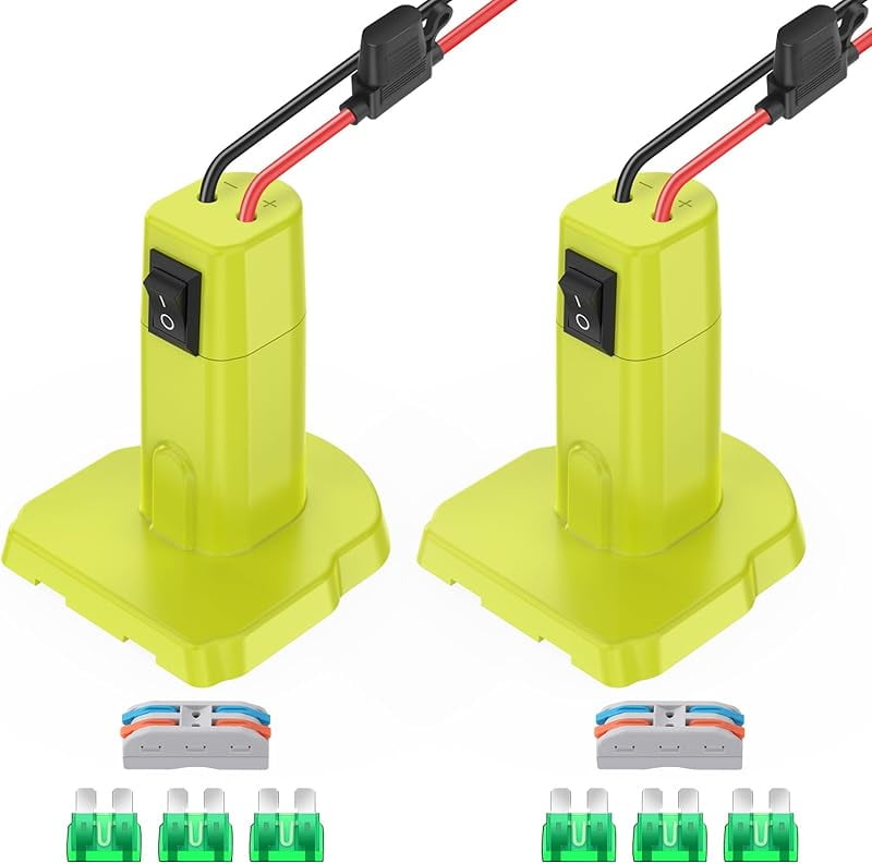 2 Packs Power Wheel Adapter for Ryobi 18V Battery Adapter Power Wheel ...