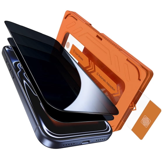 2 Packs Privacy Screen Protector for iPhone 15 Pro Max with Automatic ...