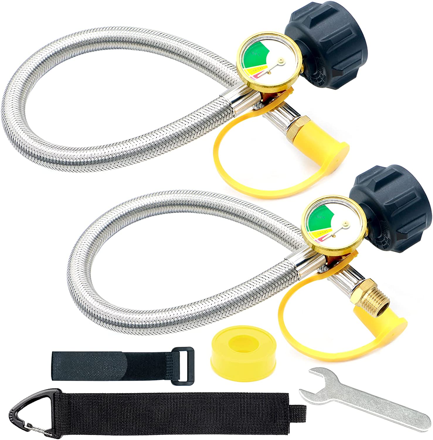 Gas Connector Commercial 1/2 In. Id X 36 In. Coated Stainless Steel ...