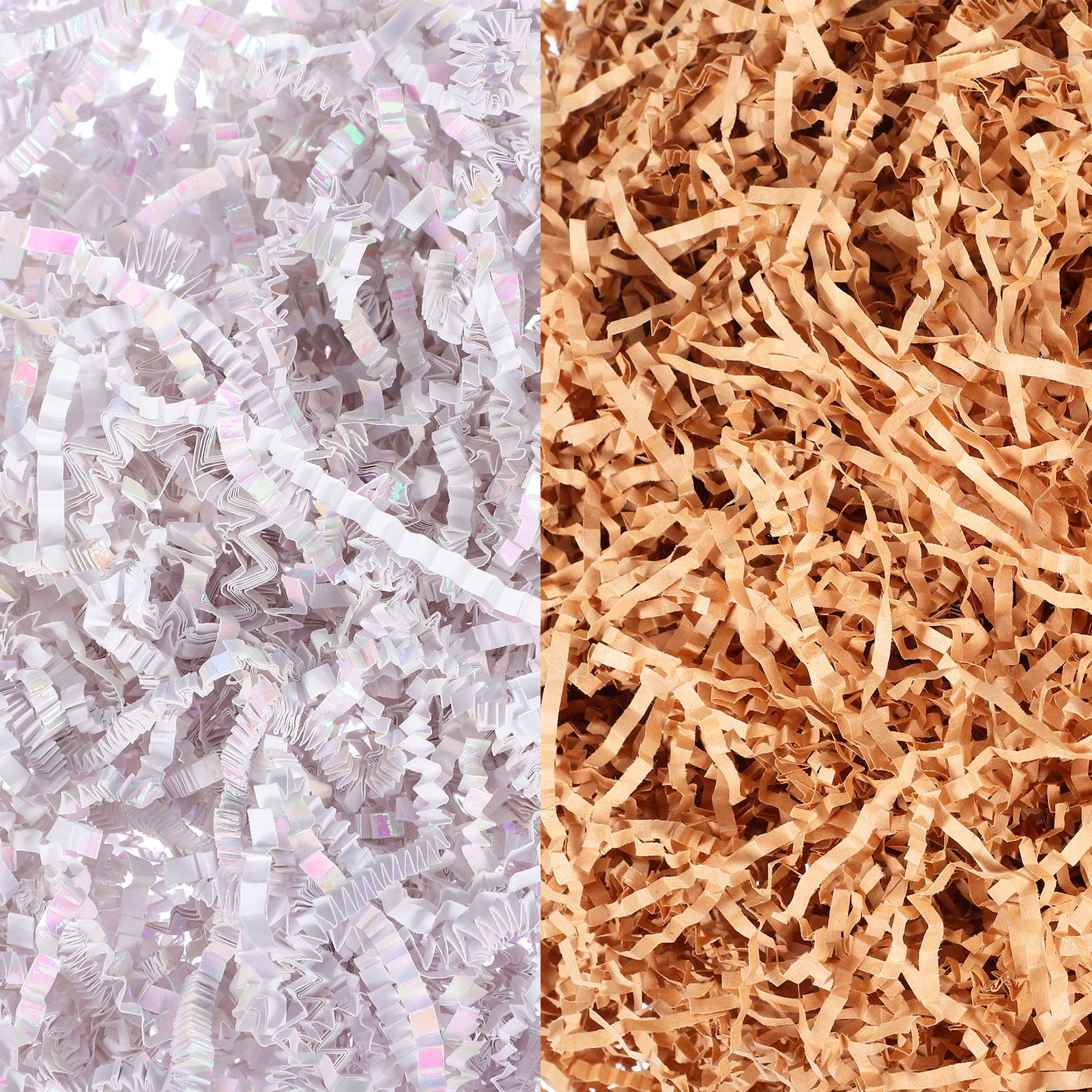 2 Packs Raffia Basket Packaging Filler Shredded Tissue Paper Shredded ...