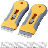 2 Packs Razor Blade Scraper, Ceramic Scraper Car Sticker Remover Glass ...