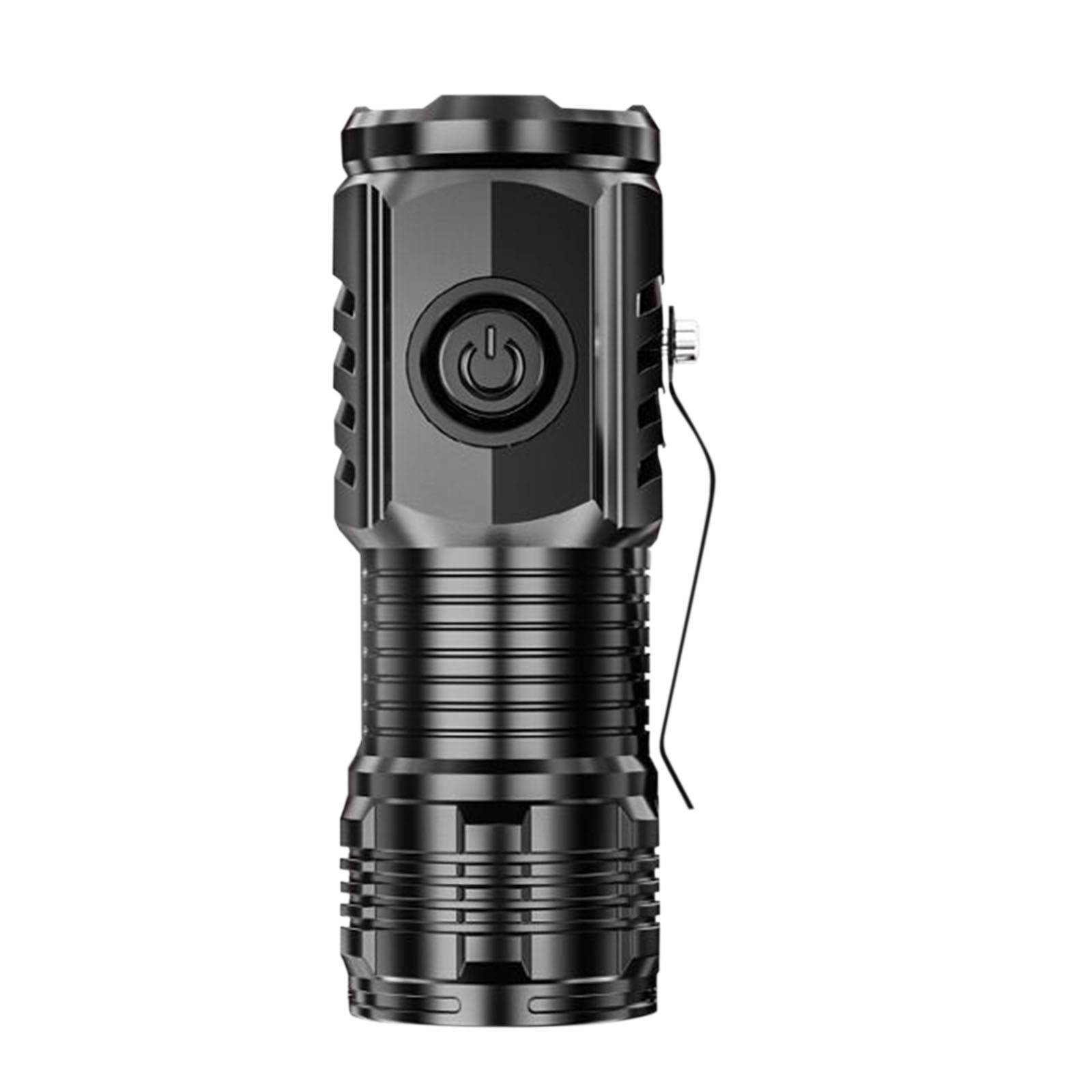 2 Packs Rechargeable Mini Flashlight Super Bright Long Range LED Pocket ...