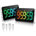 2 Packs Rechargeable Timers Digital Kitchen Timer With 10 Dynamic