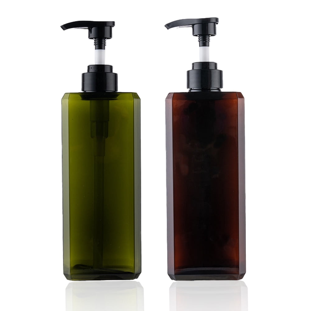 2 Packs Refillable Shampoo and Conditioner Bottles, Shampoo Dispenser ...