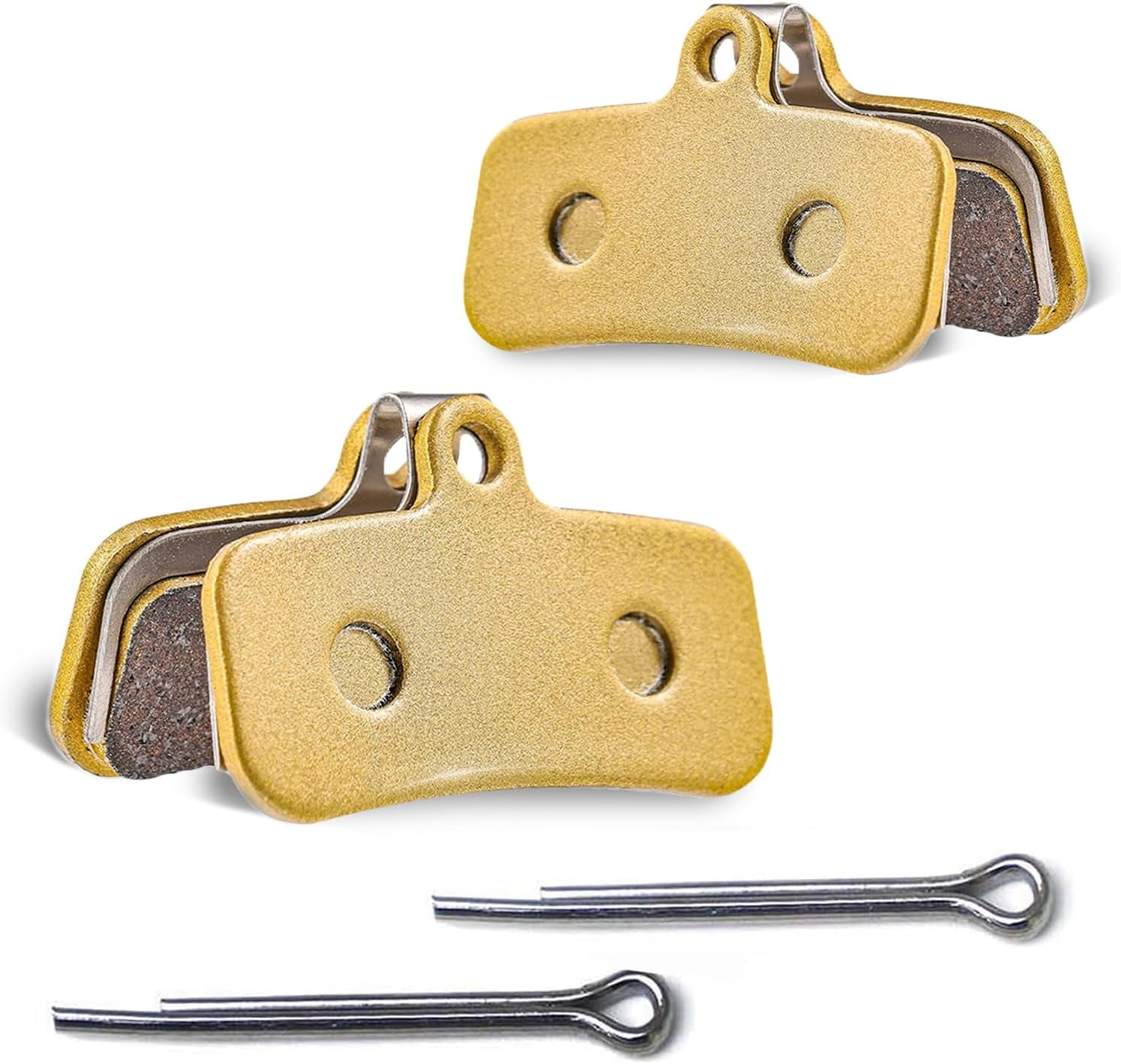 2 Packs Replacement Genuine Front and Rear Basin Brake Pads for Sur Ron ...