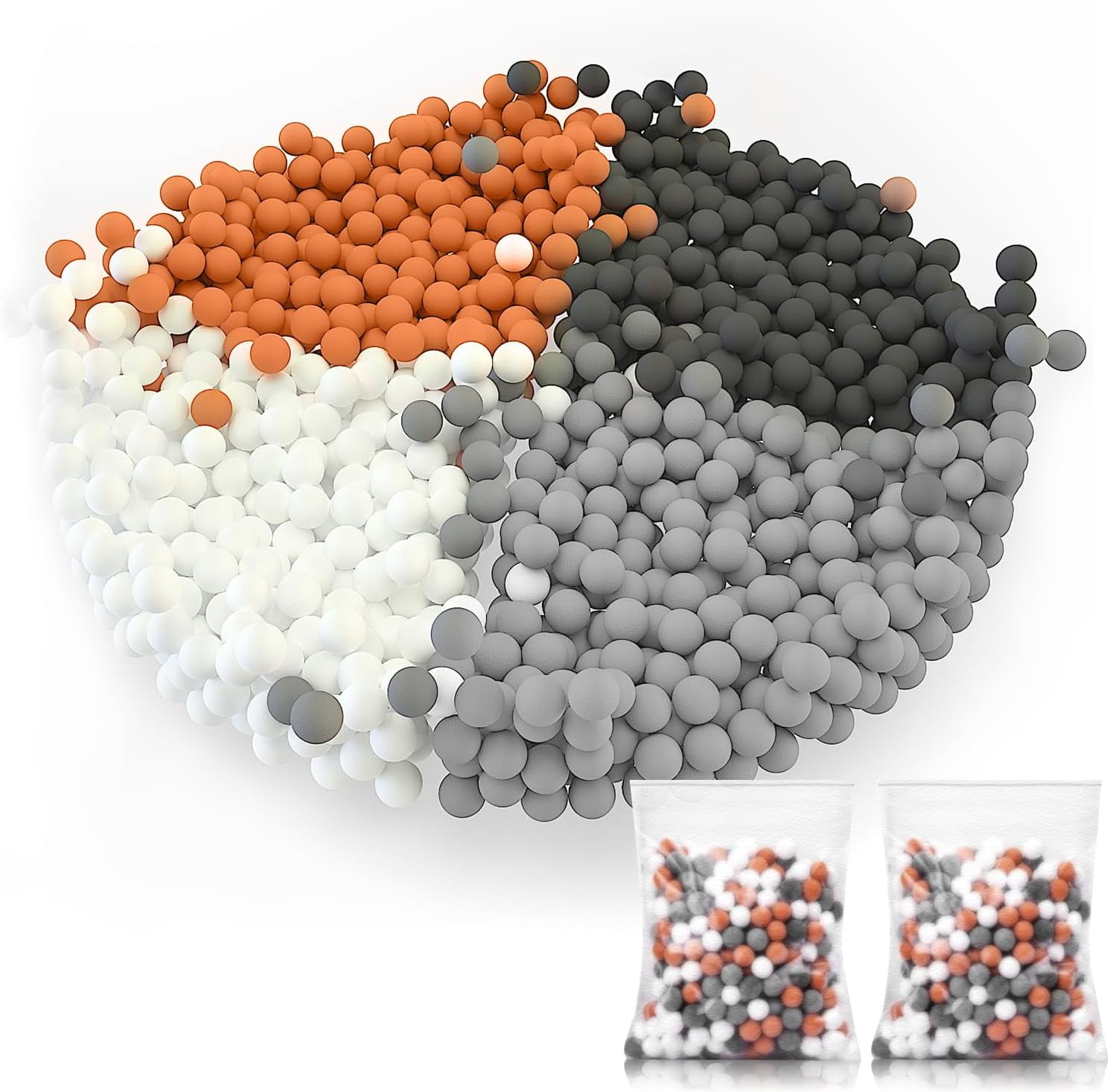 2 Packs Replacement Shower Head Beads，120g Shower Filter Stone Beads ...