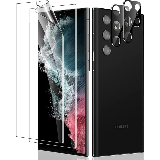 2 Packs Samsung Galaxy S22 Ultra Screen Protector (Not Glass), Galaxy ...