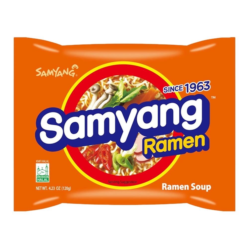 2 Packs Samyang Original Instant Ramen, 4.23 oz - Walmart.com