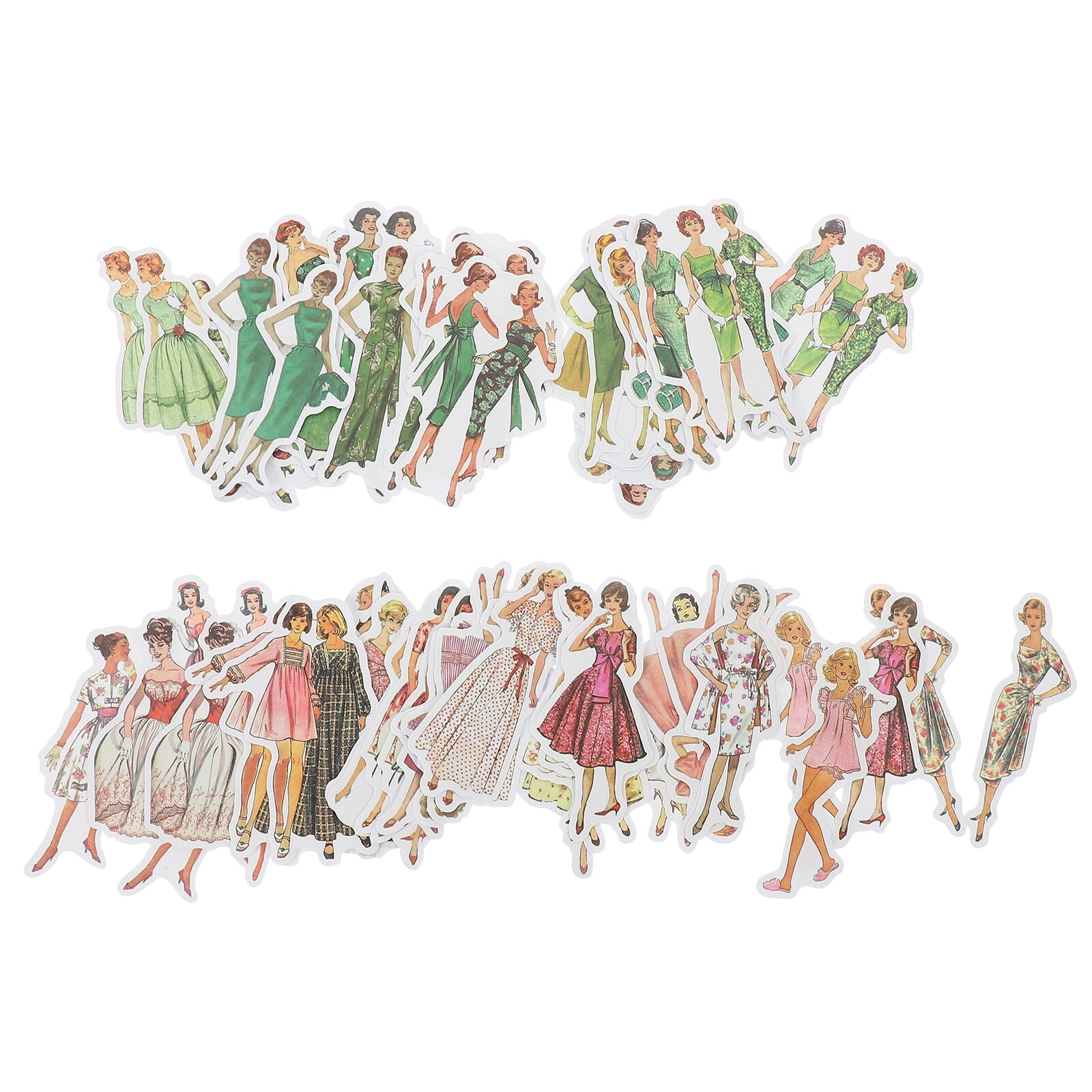 2 Packs Scrapbook Stickers Journal Embellishment Stickers DIY ...