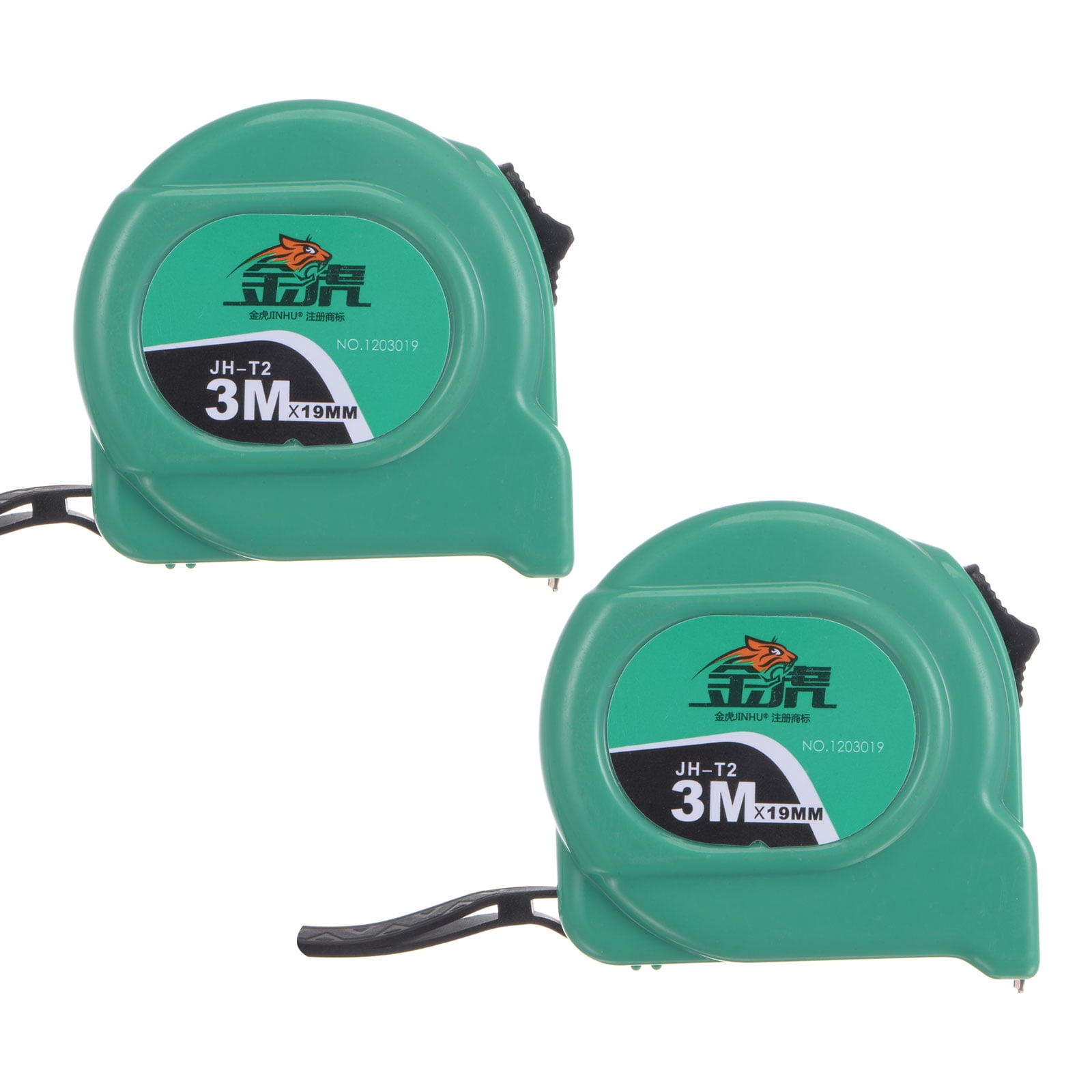 2 Packs Self-Lock Tape Measure 3 Meters Metric Ruler Steel Measuring ...