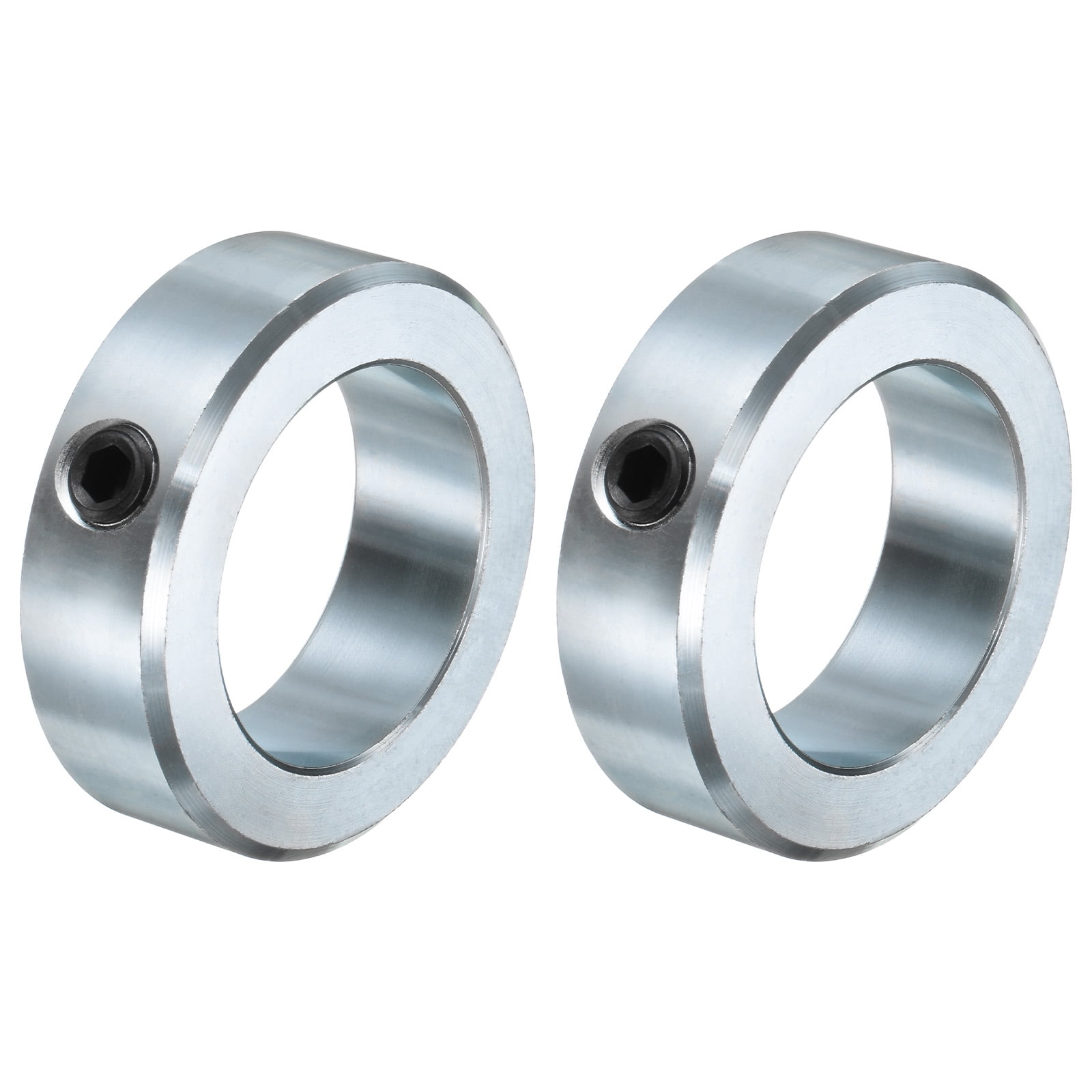 2 Packs Set Screw Collars 2" Bore Carbon Steel Shaft Collars, 3" OD, 7/ ...