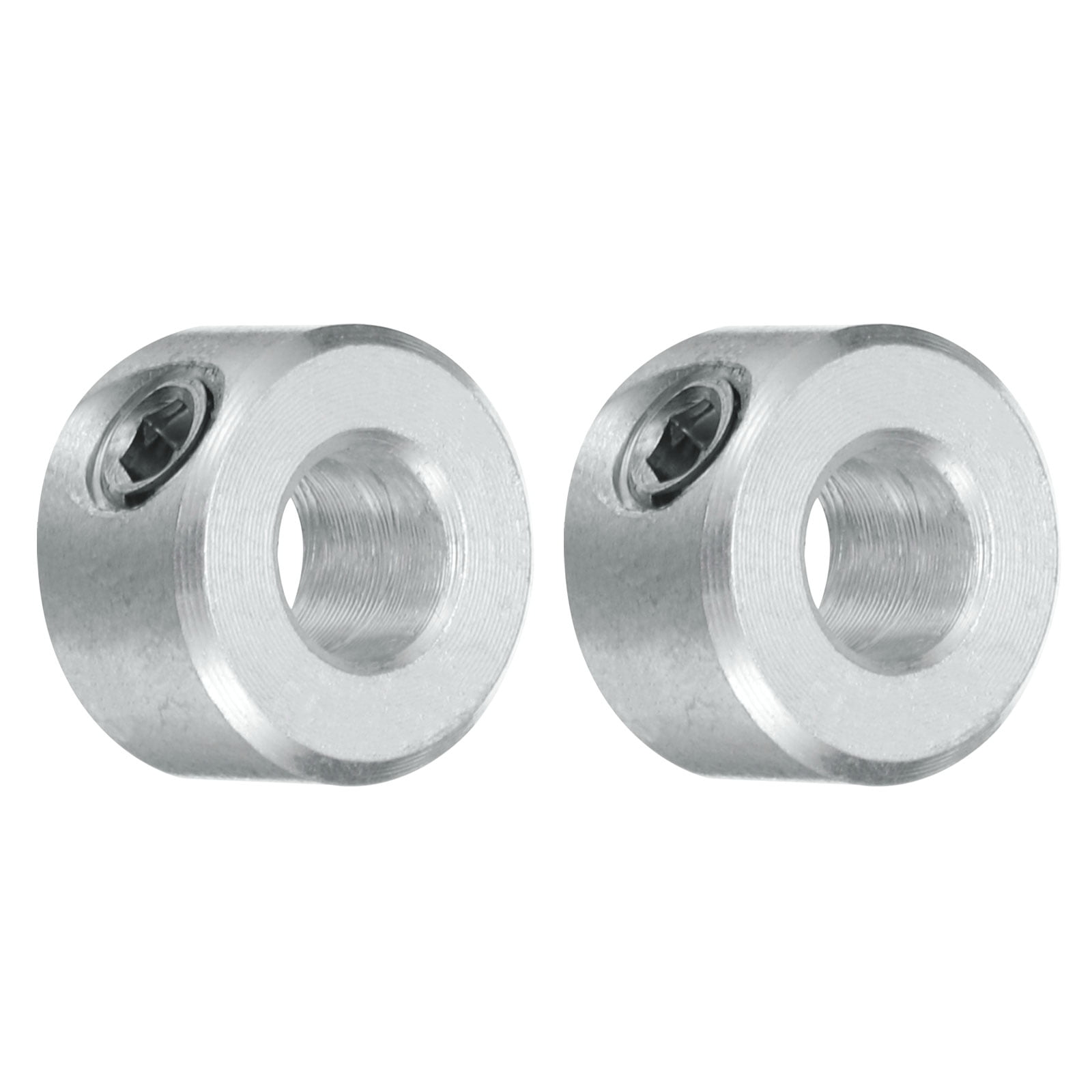 2 Packs Set Screw Collars 3/16" Bore, Aluminum Shaft Collars, 7/16" OD ...