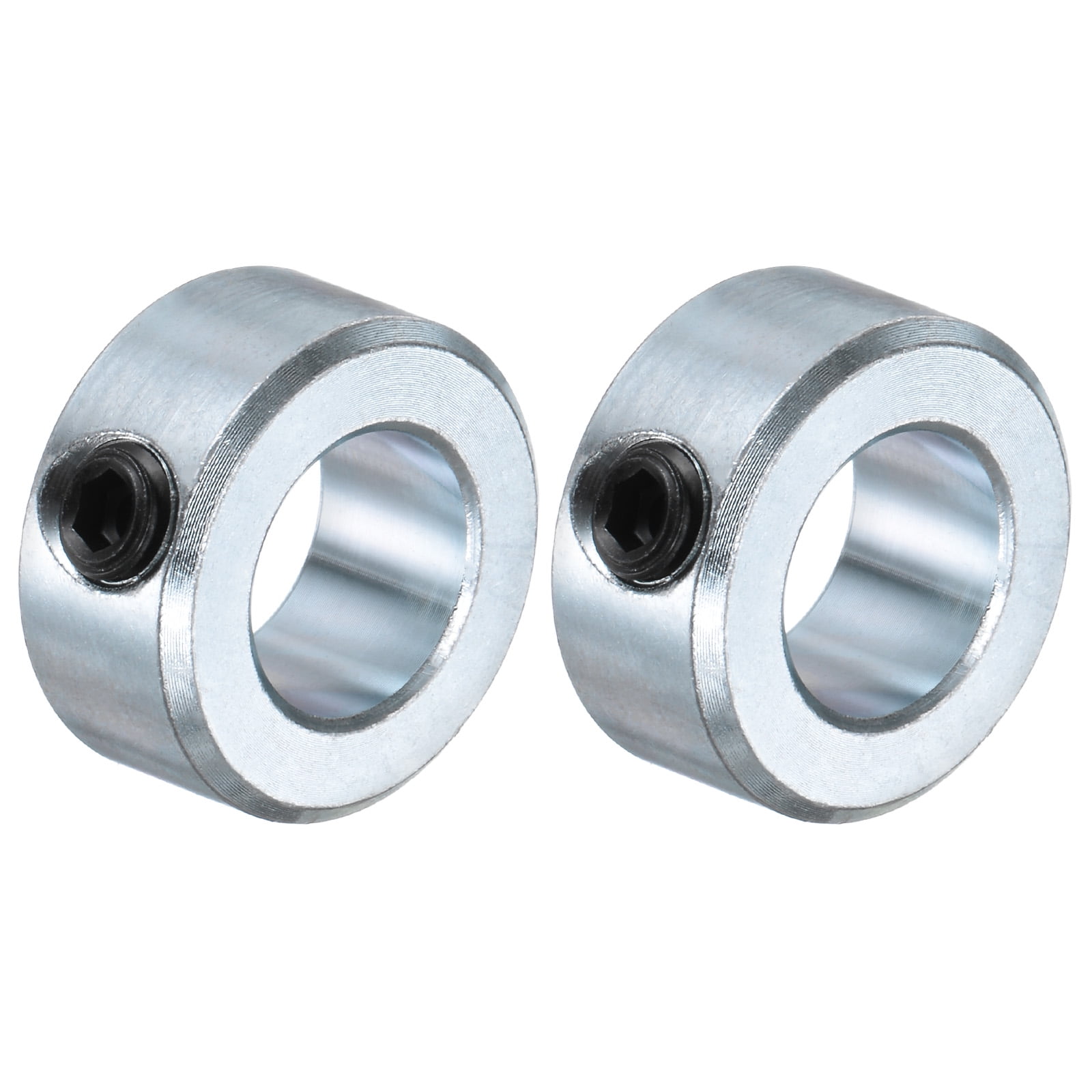 2 Packs Set Screw Collars 5/8" Bore Carbon Steel Shaft Collars, 1-1/8 ...