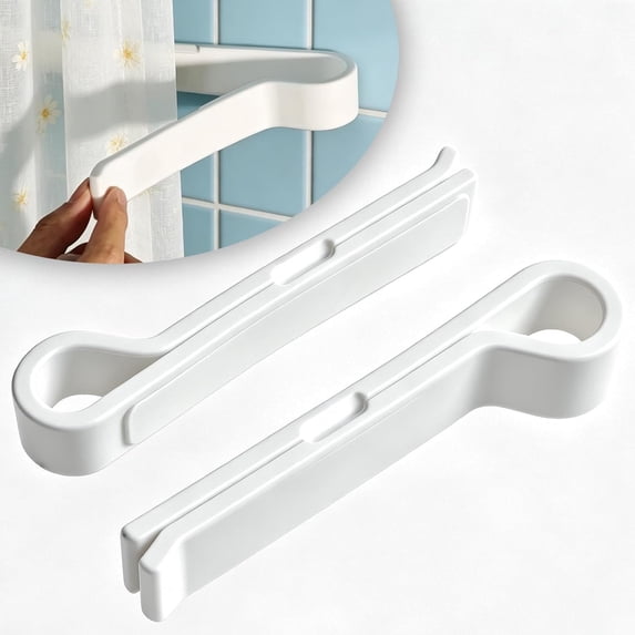 2 Packs Shower Curtain Weights,Magnetic Shower Curtain Holder, Self ...