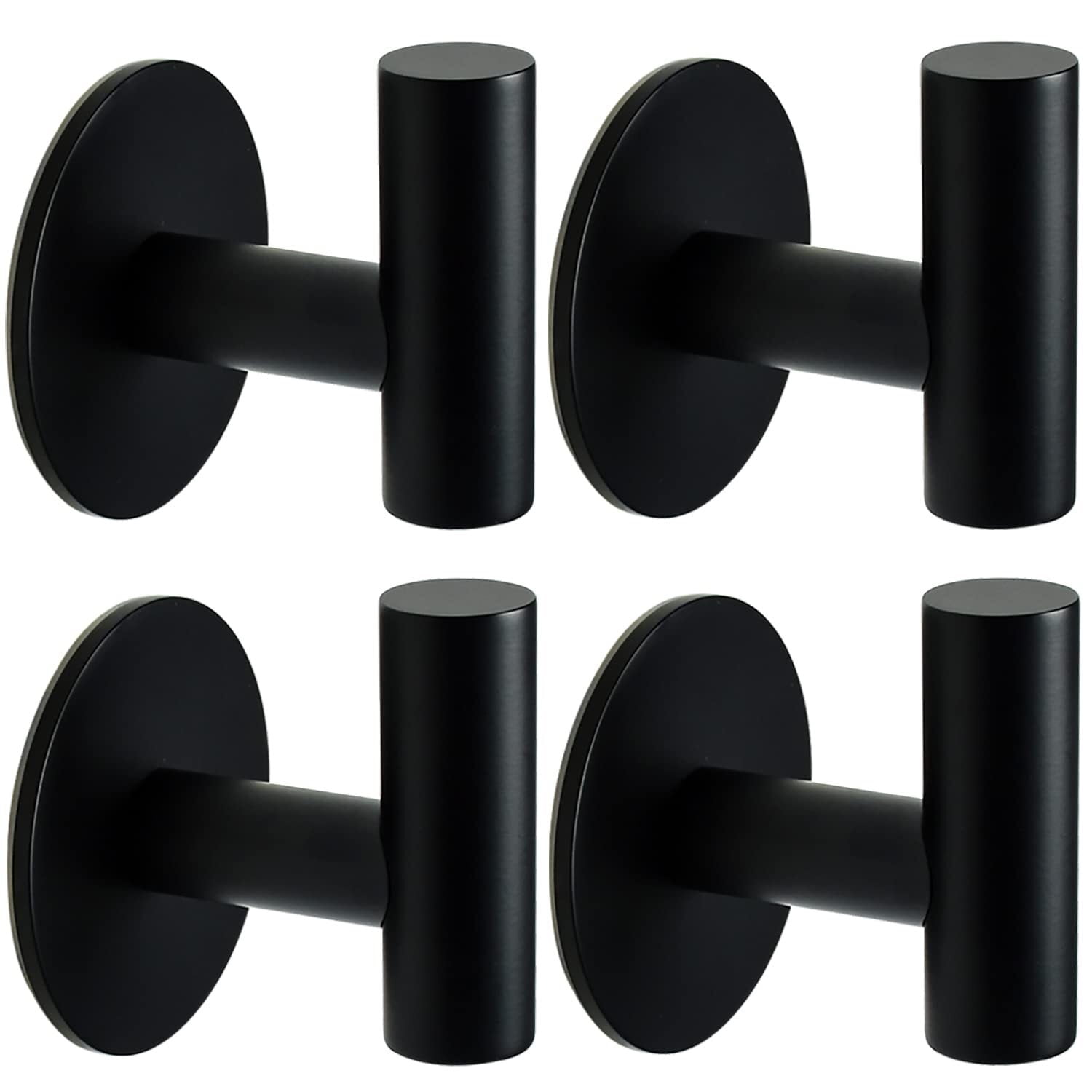 A 2 Packs Silver Towel Hook for Wall Modern Bathroom Kitchen Coat Robe ...