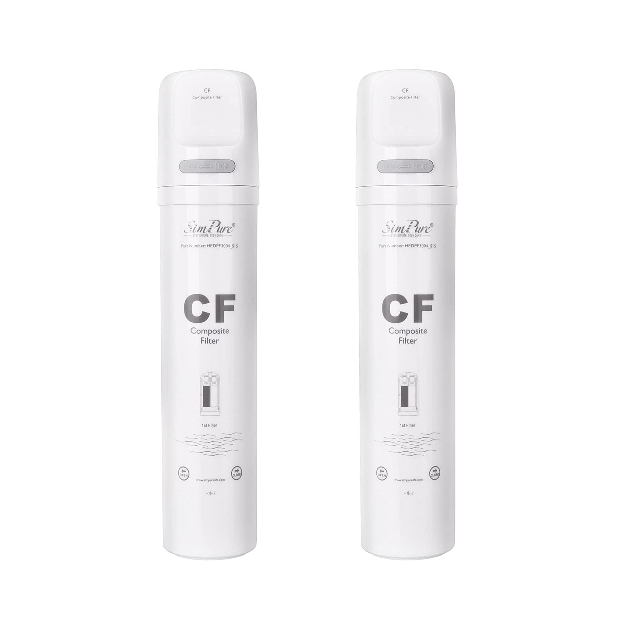 SimPure 2 Packs Y7/Y7P/WP1 Series CF Filter Replacement Cartridges for ...