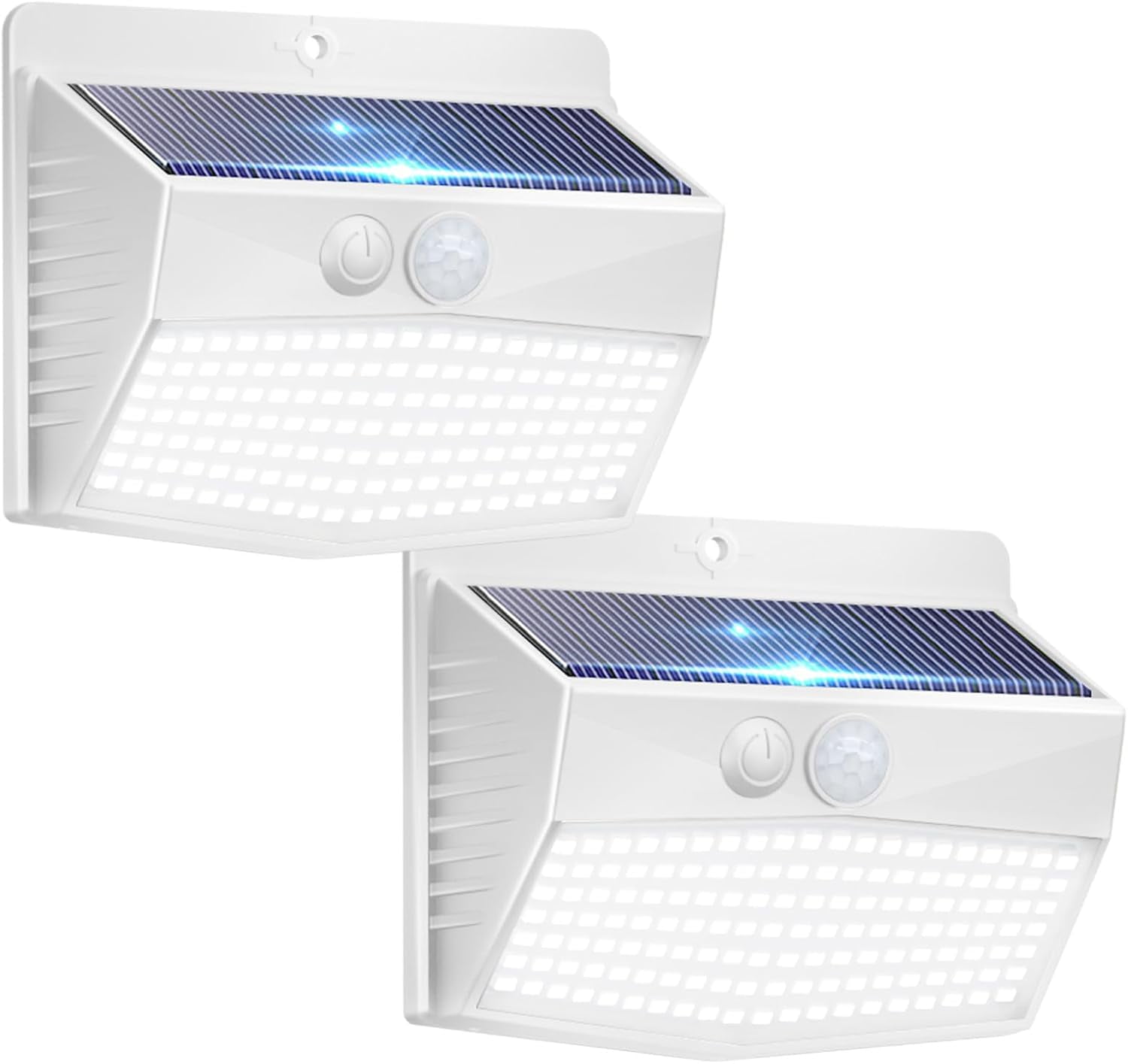 [2 Packs] Solar Lights Outdoor Motion Sensor, Solar Security Lights ...