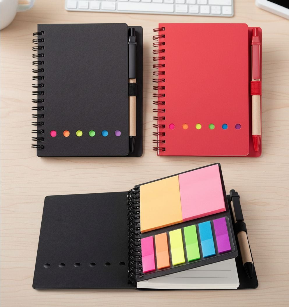 2 Packs Spiral Notebook Steno Pads Lined Notepad with Pen in Holder ...