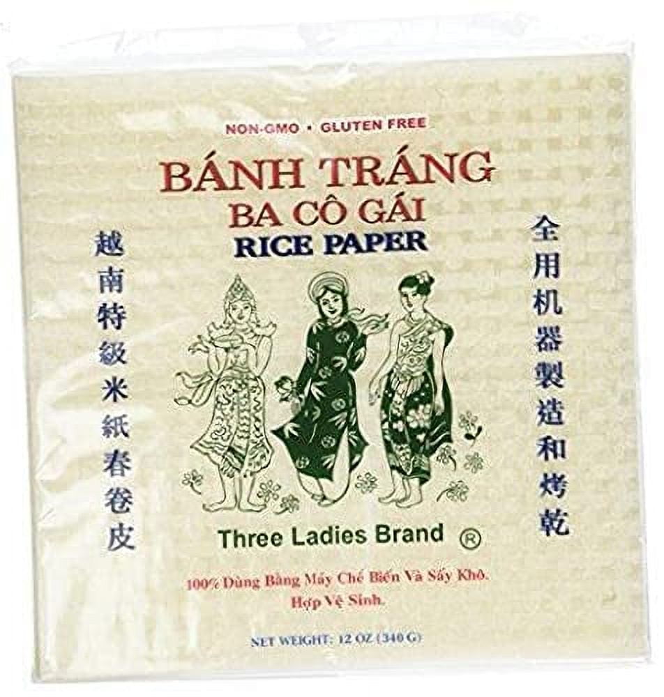 2 Packs Square Rice Paper Wrappers (22cm) .3 pack - Walmart.com