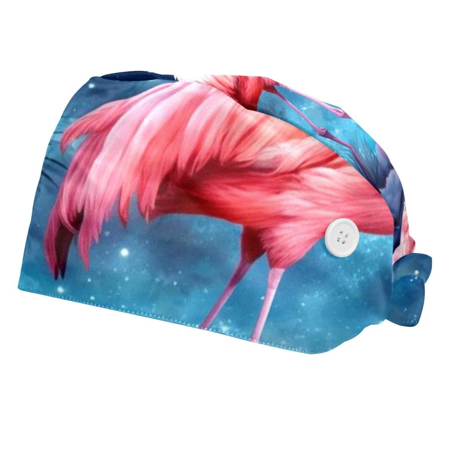 2 Packs Starry Flamingos Working Cap with Buttons - Walmart.com
