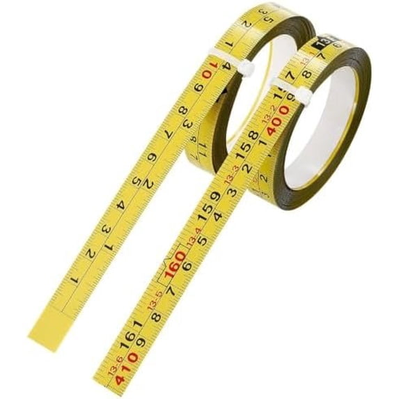 2 Packs Steel Self-Adhesive Measuring Tape, Right to Left Reading 100cm ...