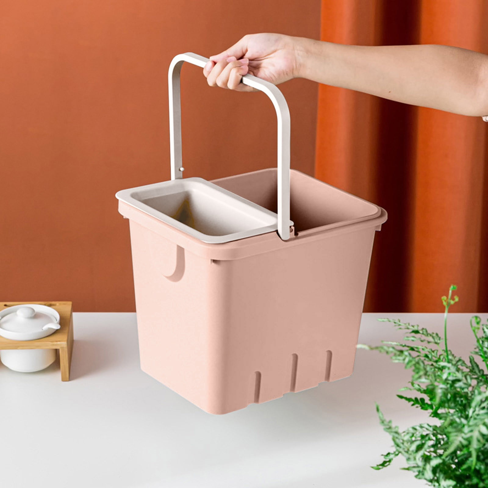 2 Packs Storage Containers,Kitchen Solid Liquid Separation Dedicated ...